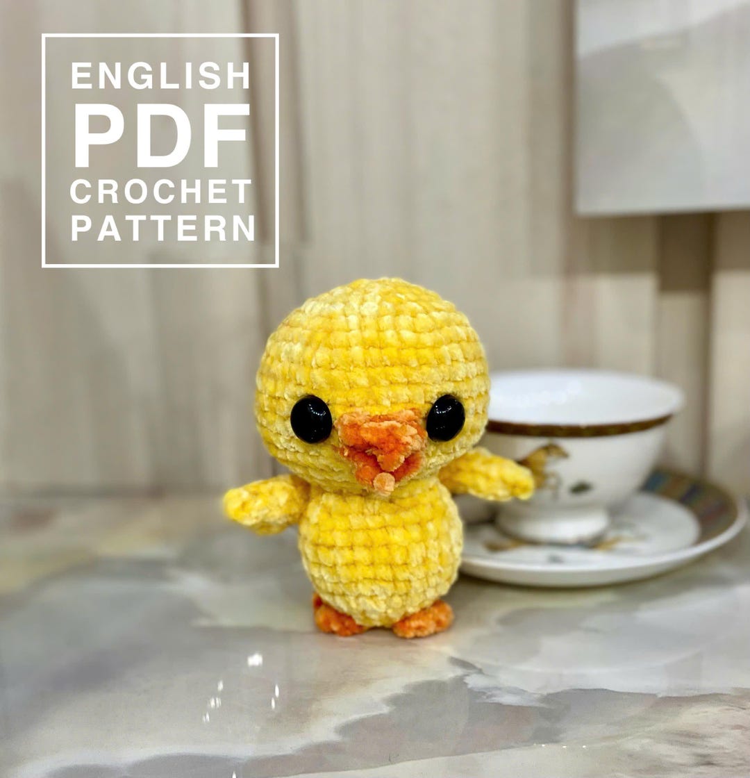 Chloe the Chick Crochet Pattern, Cute Handmade Gift, Beginner Crochet ...