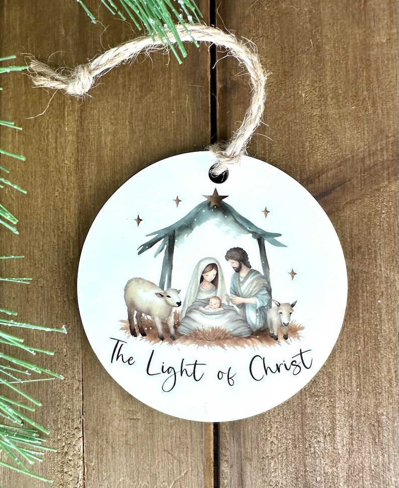 Bulk Ornament the Light of Christ Christmas Ornament | Perfect Gift for ...