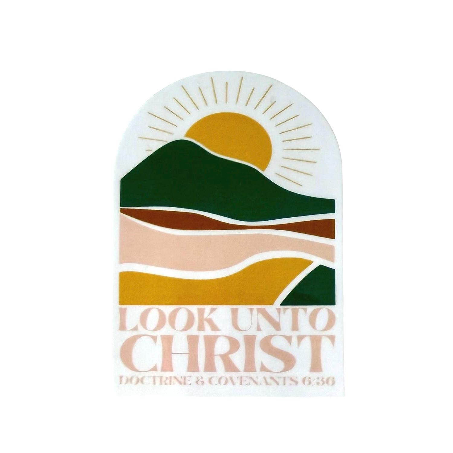 2025 LDS Youth Theme "look Unto Christ" Waterproof Vinyl Stickers ...