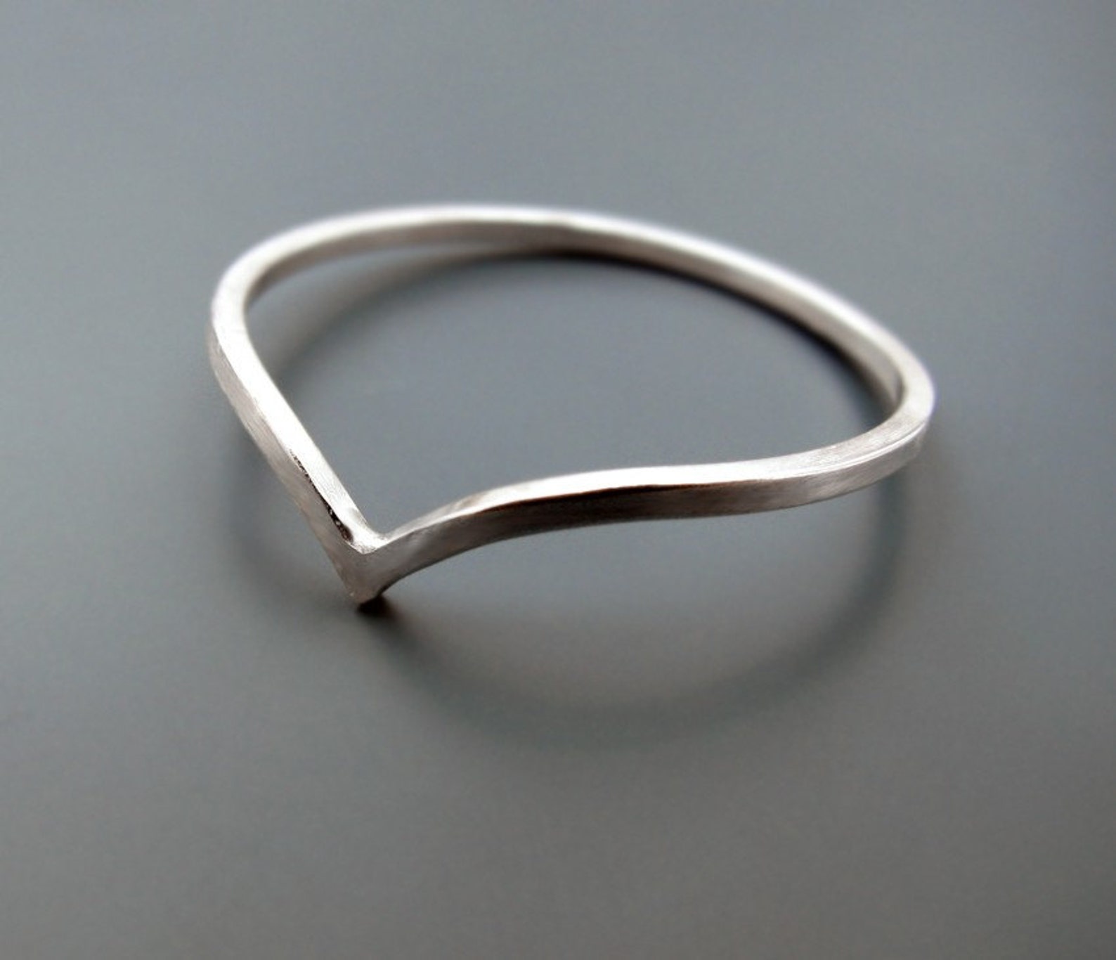 Pointy Ring Recycled Sterling Silver Ring - Etsy