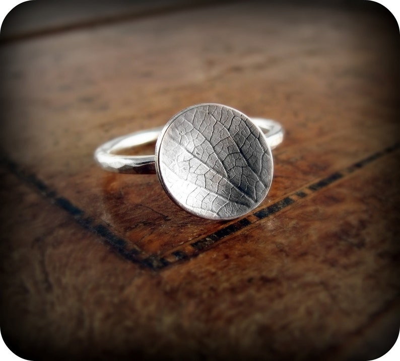 Hydrangea Petal Ring - Sterling Silver Ring - Etsy