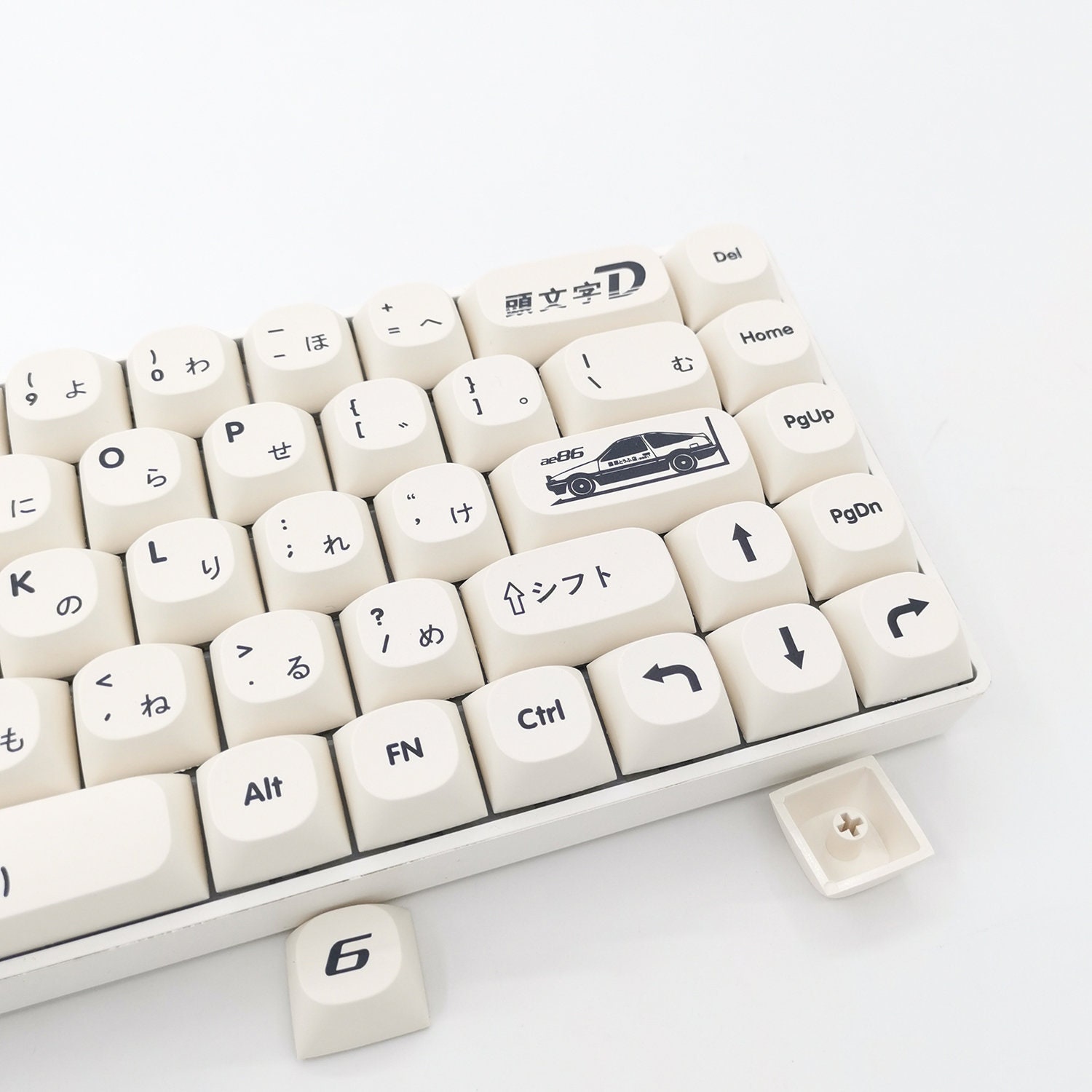 Kawaii Gaming Initial D Themed Keycaps PBT 119 Set MA Profile for ...