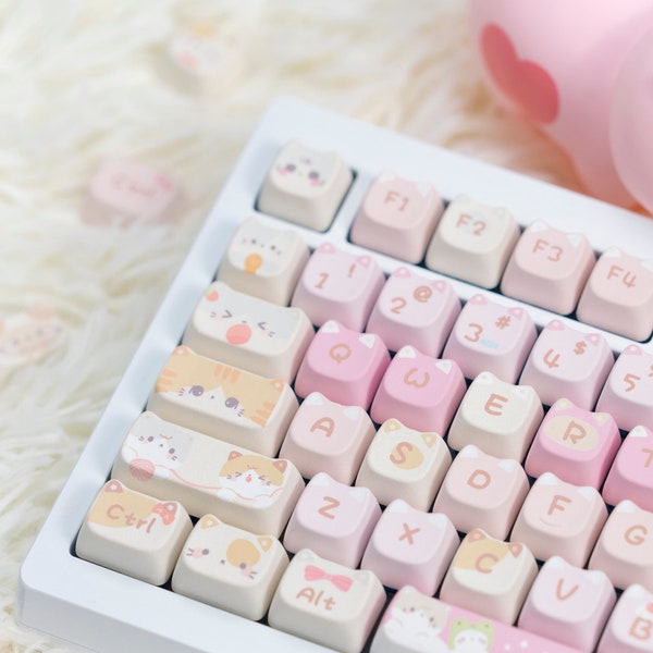 Pastel Mechanical Keyboard Keycaps - Etsy