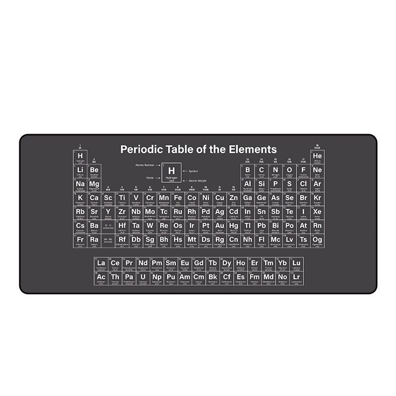 Periodic Table Desk Mat Extended Gaming Mouse Pad - Etsy