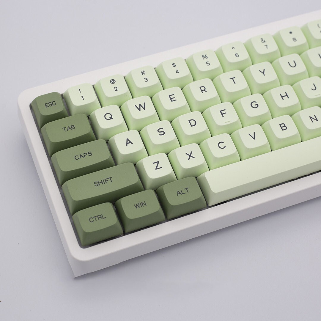 Kawaii Gaming Matcha Themed Keycaps PBT 123 Set XDA Profile for ...