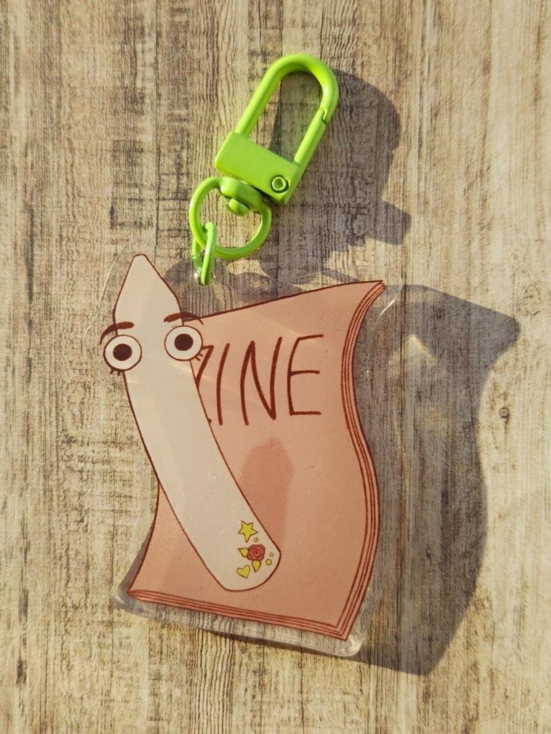 Bone Folder Zine Keychain - Etsy