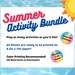 Summer Activity Bundle, Summer Activities, Summer Party Games, Summer ...