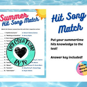 Summer Activity Bundle, Summer Activities, Summer Party Games, Summer ...