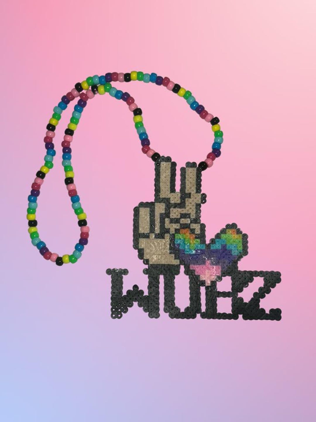 Peace Wubz Perler / Rave Accessories / Festival Accessories / Perler ...