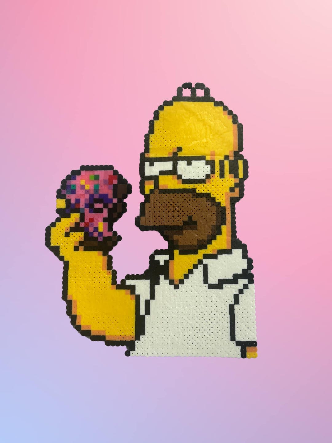 Homer Simpson Perler / Rave Accessories / Festival Accessories / Perler ...