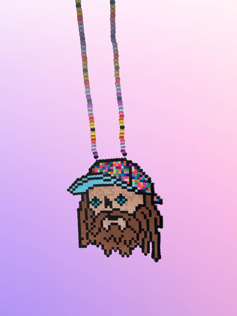 Boogie T Perler Necklace / Custom Necklace / Rave Accessories ...