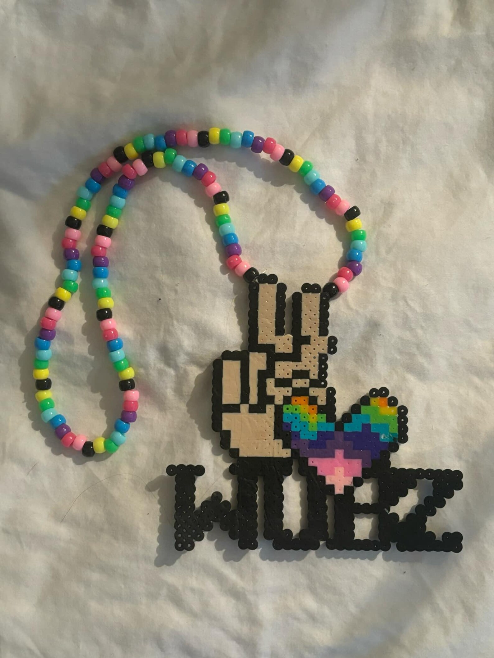 Peace Wubz Perler / Rave Accessories / Festival Accessories / Perler ...