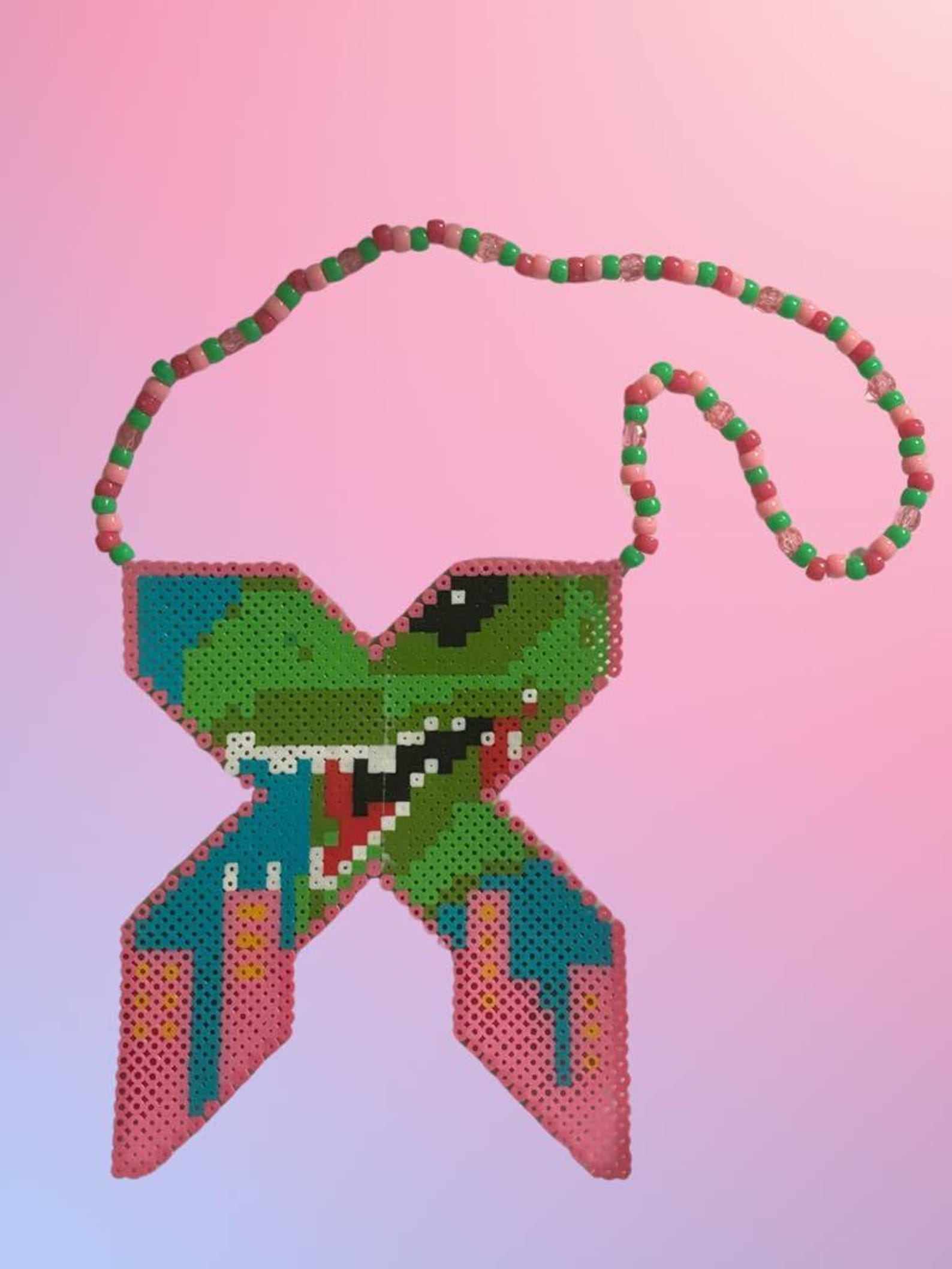 Excision Dino Perler / Rave Accessories / Festival Accessories / Perler ...