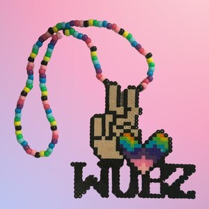 Peace Wubz Perler / Rave Accessories / Festival Accessories / Perler ...
