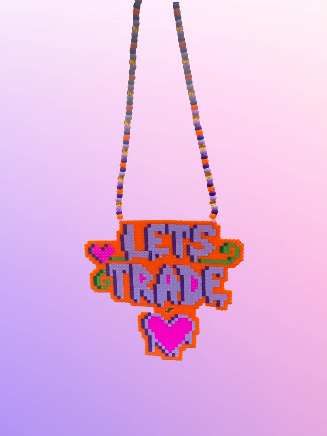 Let’s Trade Kandi Necklace / Rave Accessories / Festival Accessories ...