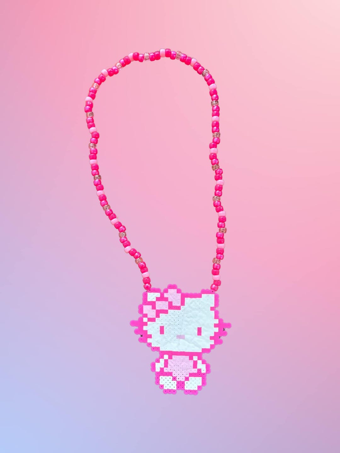 Hello Kitty Perler / Rave Accessories / Festival Accessories / Perler ...