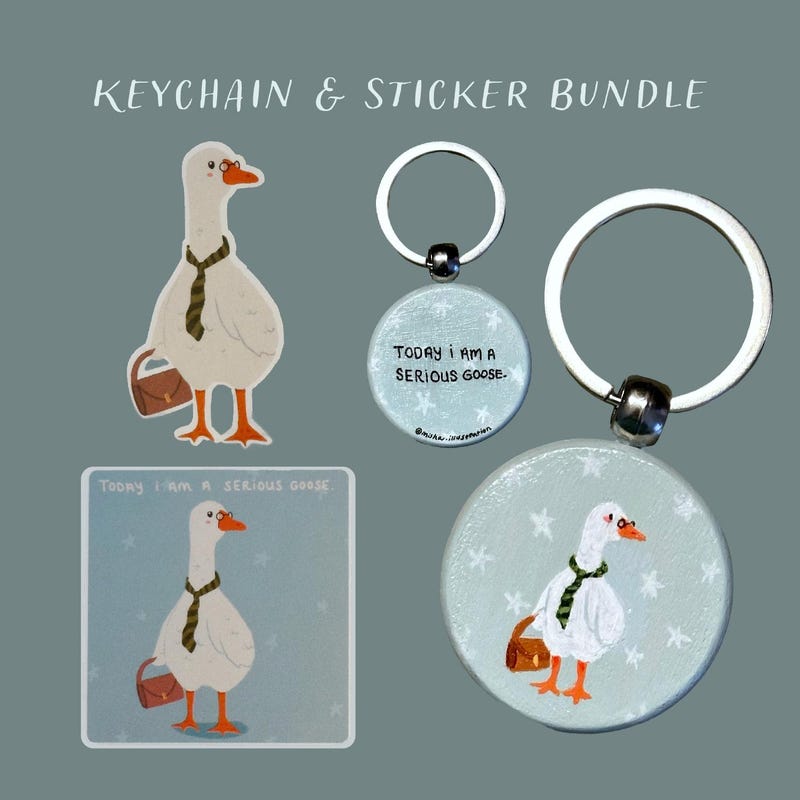 Goose Illustration - Etsy