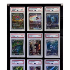 PSA/CGC Graded Card Premium Acrylic Display Case for : 9 Card Capacity ...