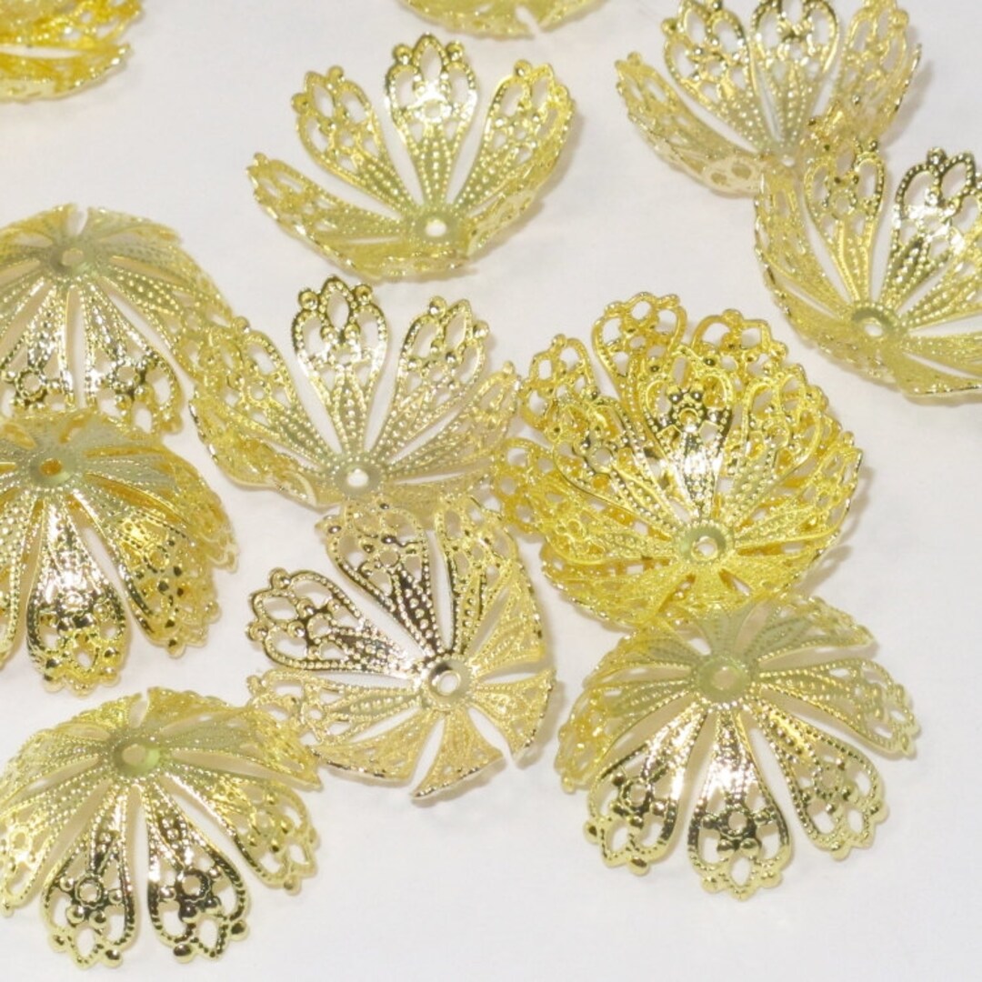 Super Large Bead Cap 19 Mm Size With a 1mm Hole Flexable Adjustable ...