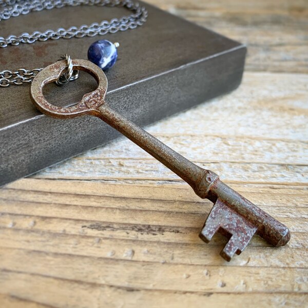 Old Key Necklace - Etsy