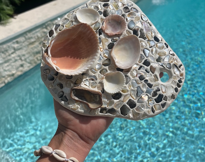 Daughter of Pearl Seashell Paint Palette - Etsy