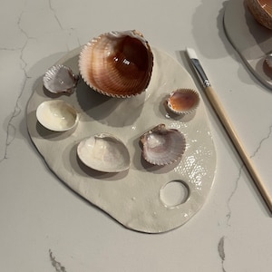 Seashell Paint Palette - Etsy