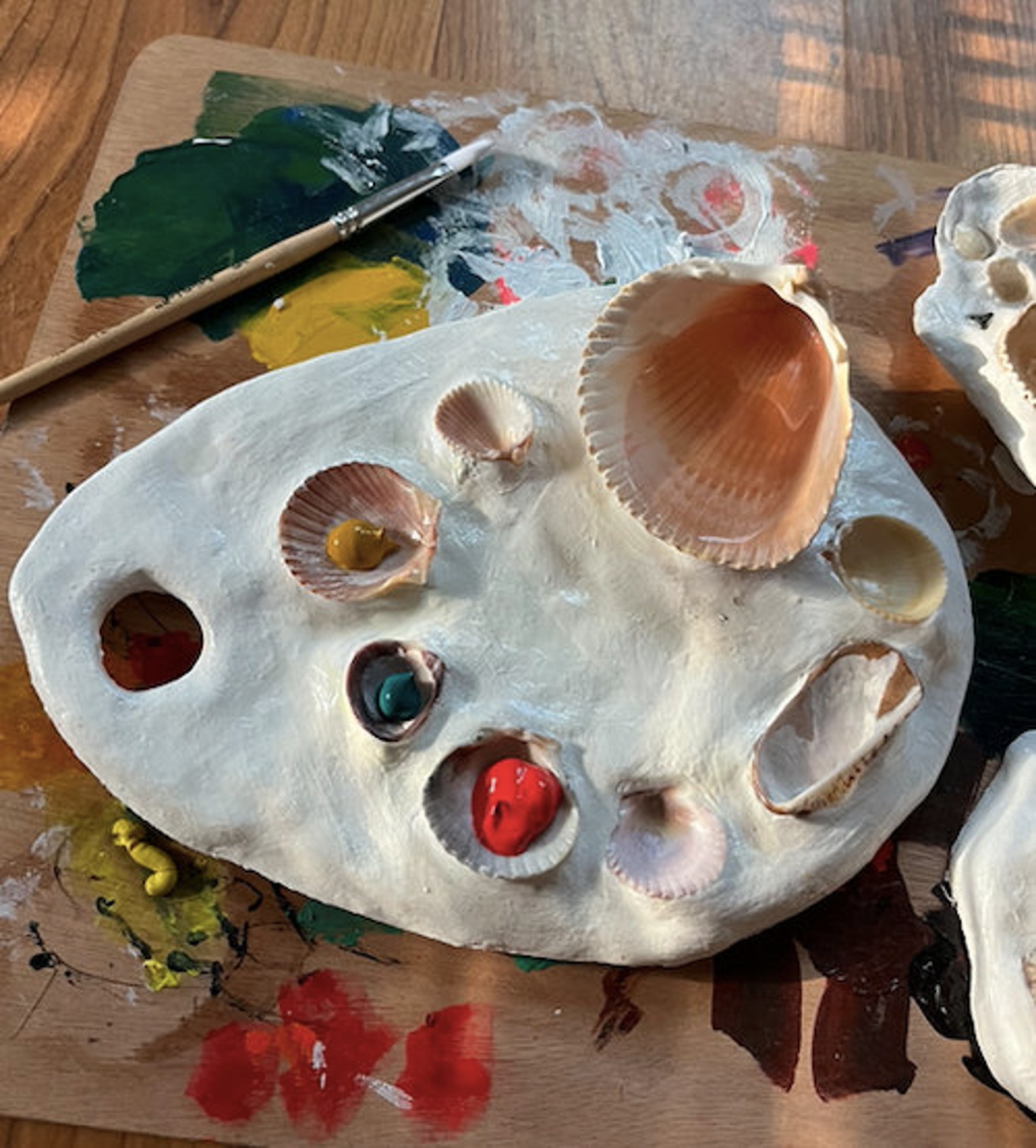 Seashell Paint Palette - Etsy