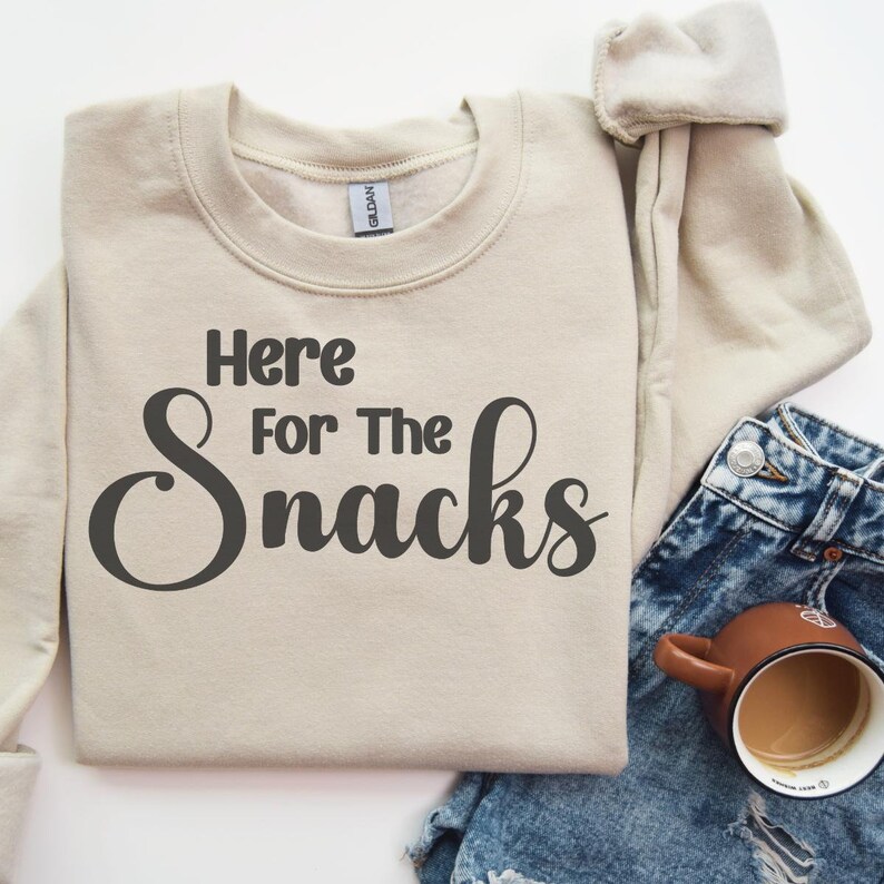 Here for the Snacks SVG | Foodie Quote Svg | Snack Lover Cut File ...