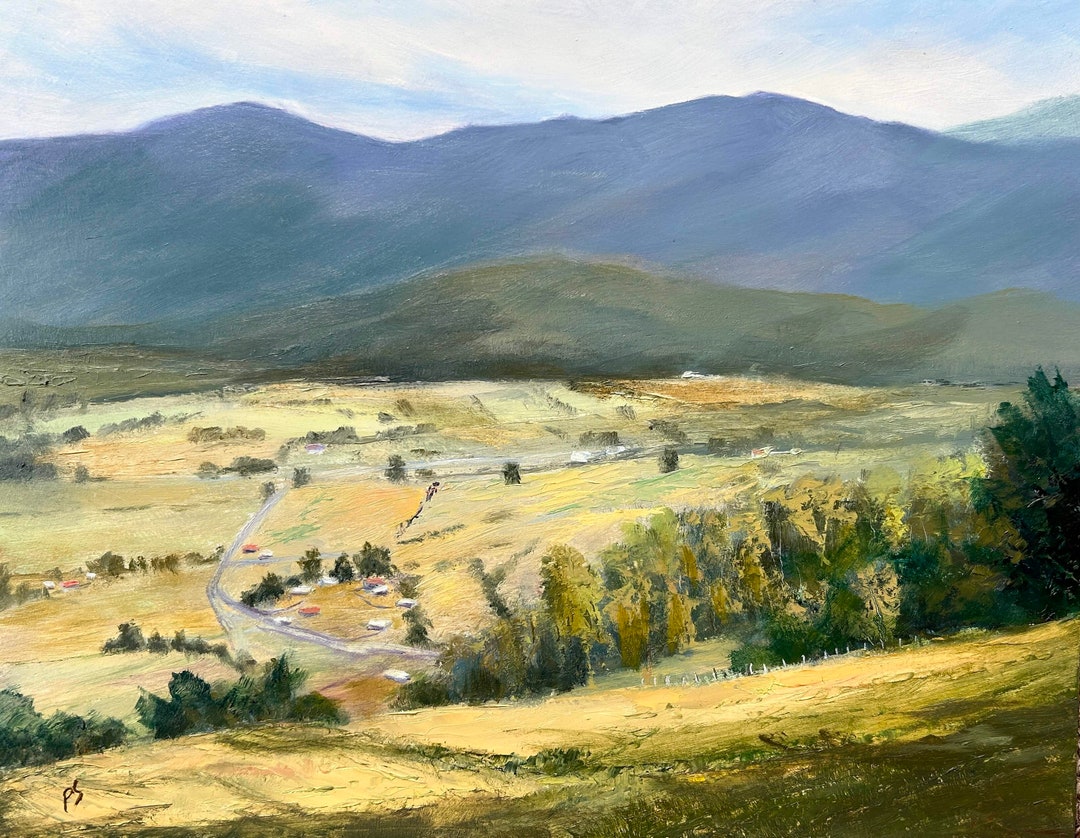 Summer Valley, Tasmania, Australian Landscape Painting, Oil Painting ...