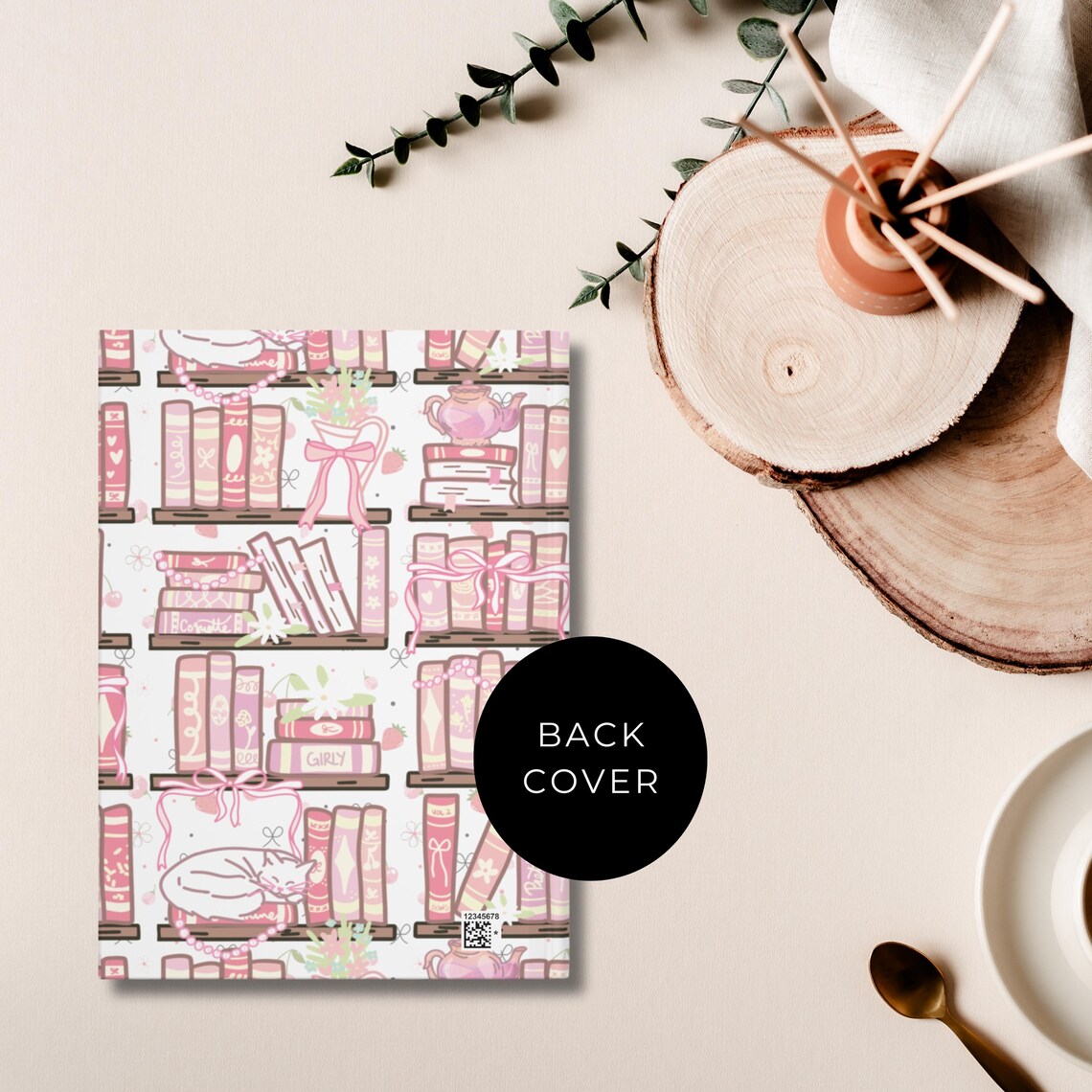 Coquette Bookshelf Reading Journal Book Shelf , Bookish Book Lovers ...