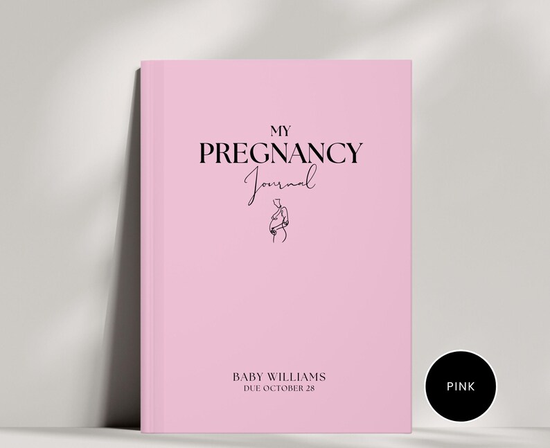 Pregnancy Journal Baby Shower Gift, Pregnancy Notebook, Keepsake ...