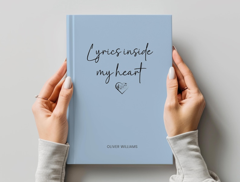 Personalized Lyric Journal Custom Songwriter Notebook Music Journal for ...