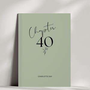 Chapter 40 Journal Personalized 40th Birthday Gift for Her, Notebook ...
