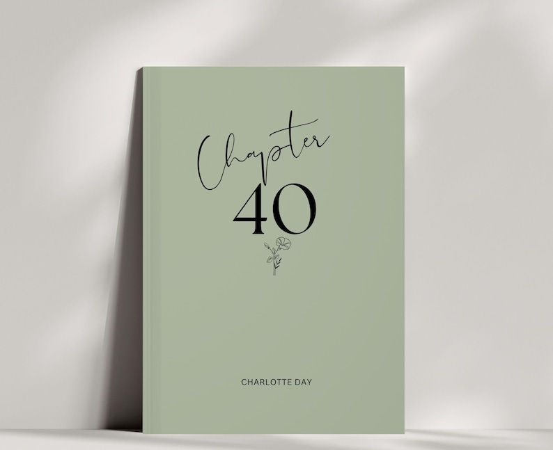 Chapter 40 Journal Personalized 40th Birthday Gift for Her, Notebook ...