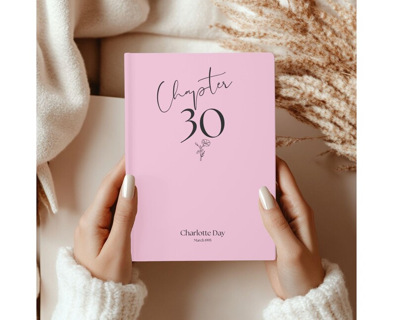 Chapter 30 Journal Personalized 30th Birthday Gift for Her, Notebook ...