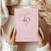 Chapter 40 Journal Personalized 40th Birthday Gift for Her, Notebook ...