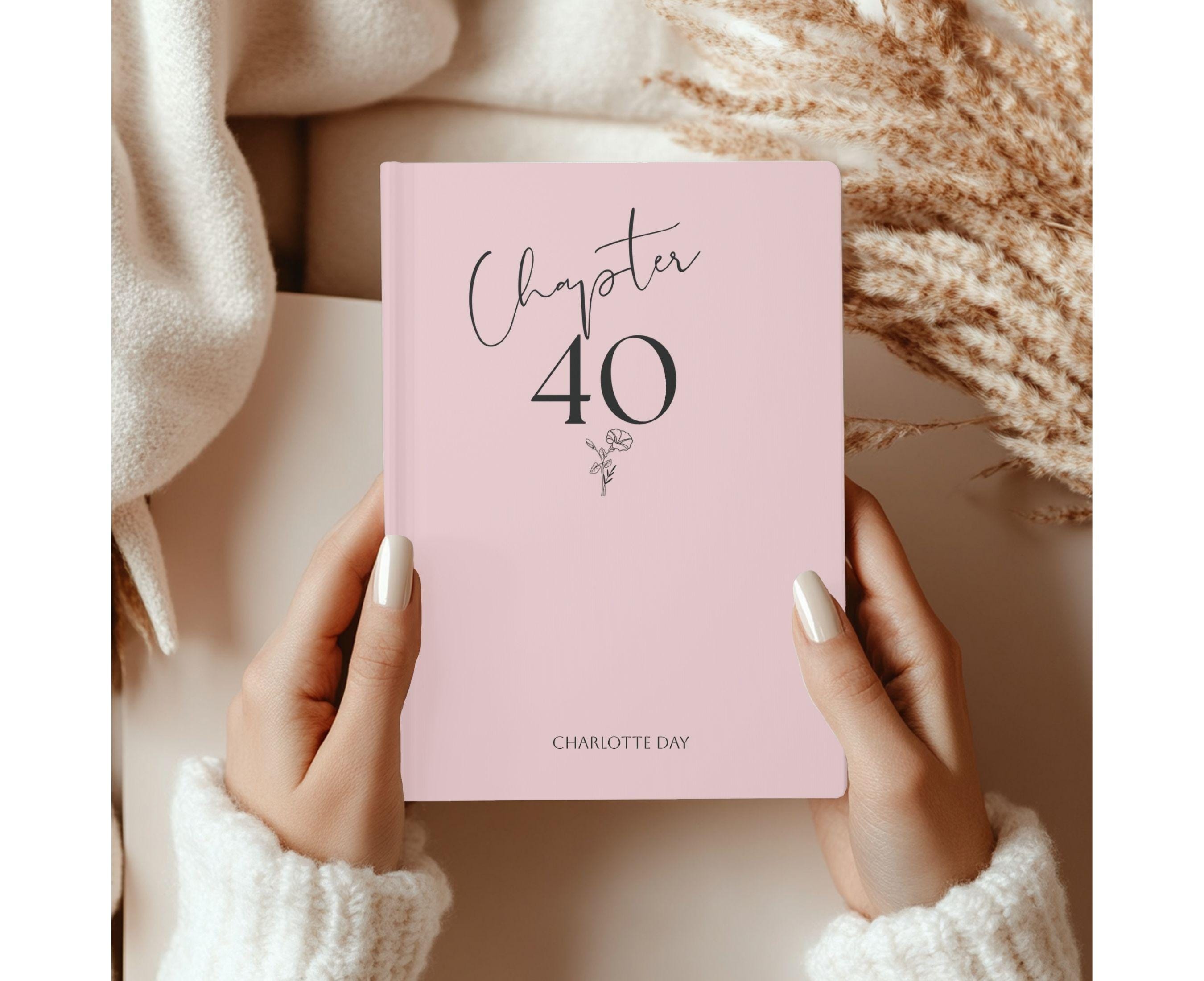 Chapter 40 Journal Personalized 40th Birthday Gift for Her, Notebook ...