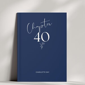 Chapter 40 Journal Personalized 40th Birthday Gift for Her, Notebook ...
