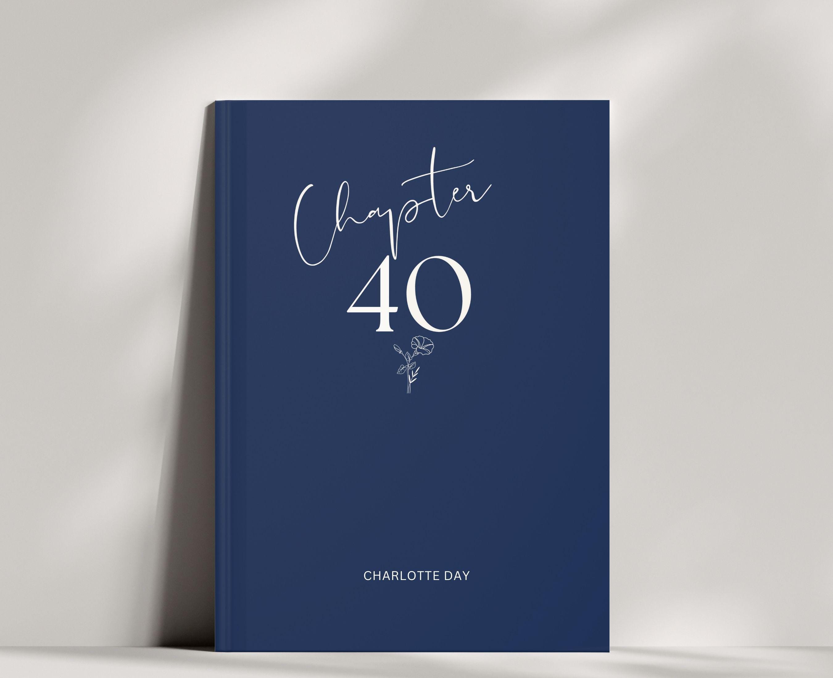 Chapter 40 Journal Personalized 40th Birthday Gift for Her, Notebook ...