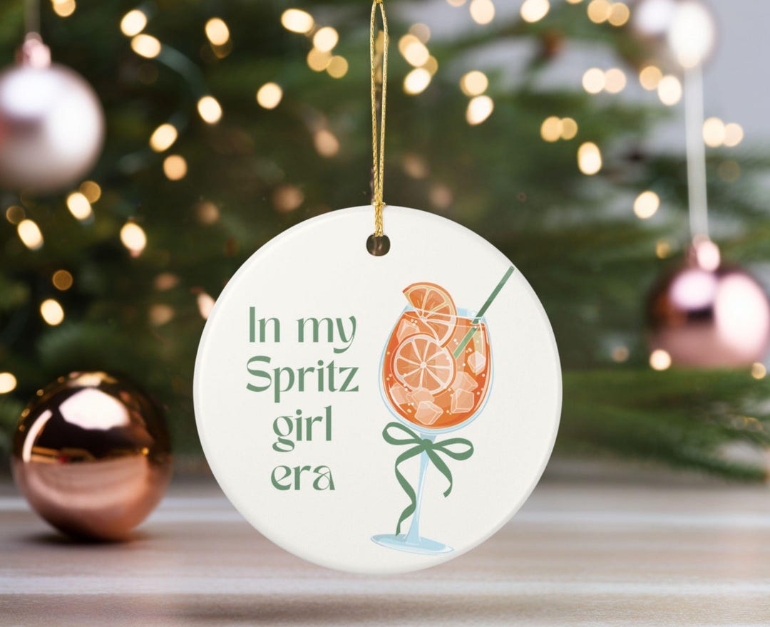 Aperol Spritz Christmas Ornament Funny Xmas Decoration, Cheeky Holiday ...