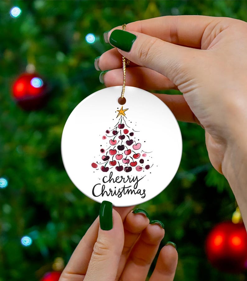 Cherry Christmas Decoration Home Decor, Xmas Tree Decoration, Fun ...