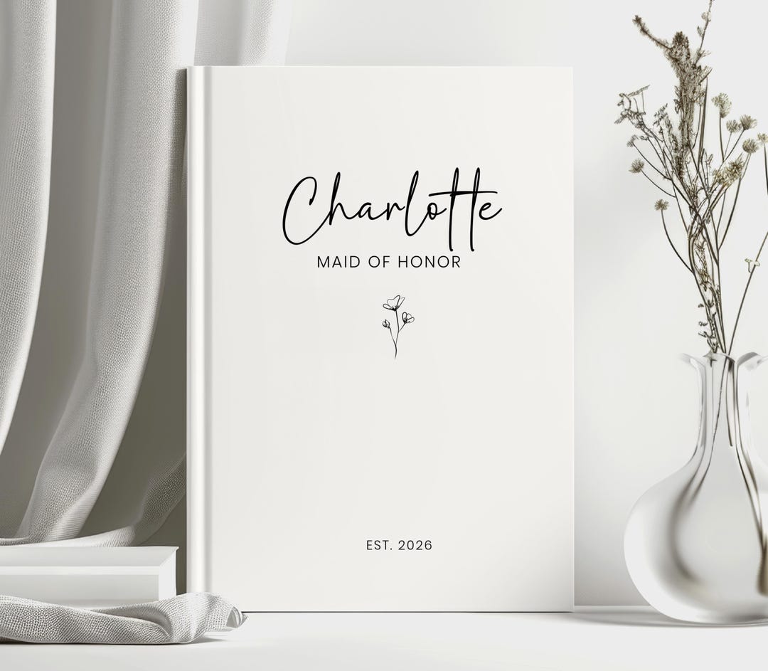 Maid of Honor Journal Personalized Maid of Honor Proposal Gift for ...