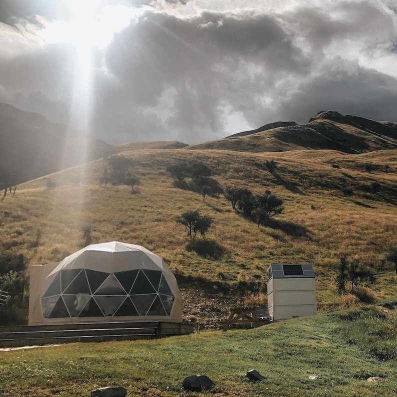 The Geodesic Dome for Glamping - Beige Color Custom Made - Etsy