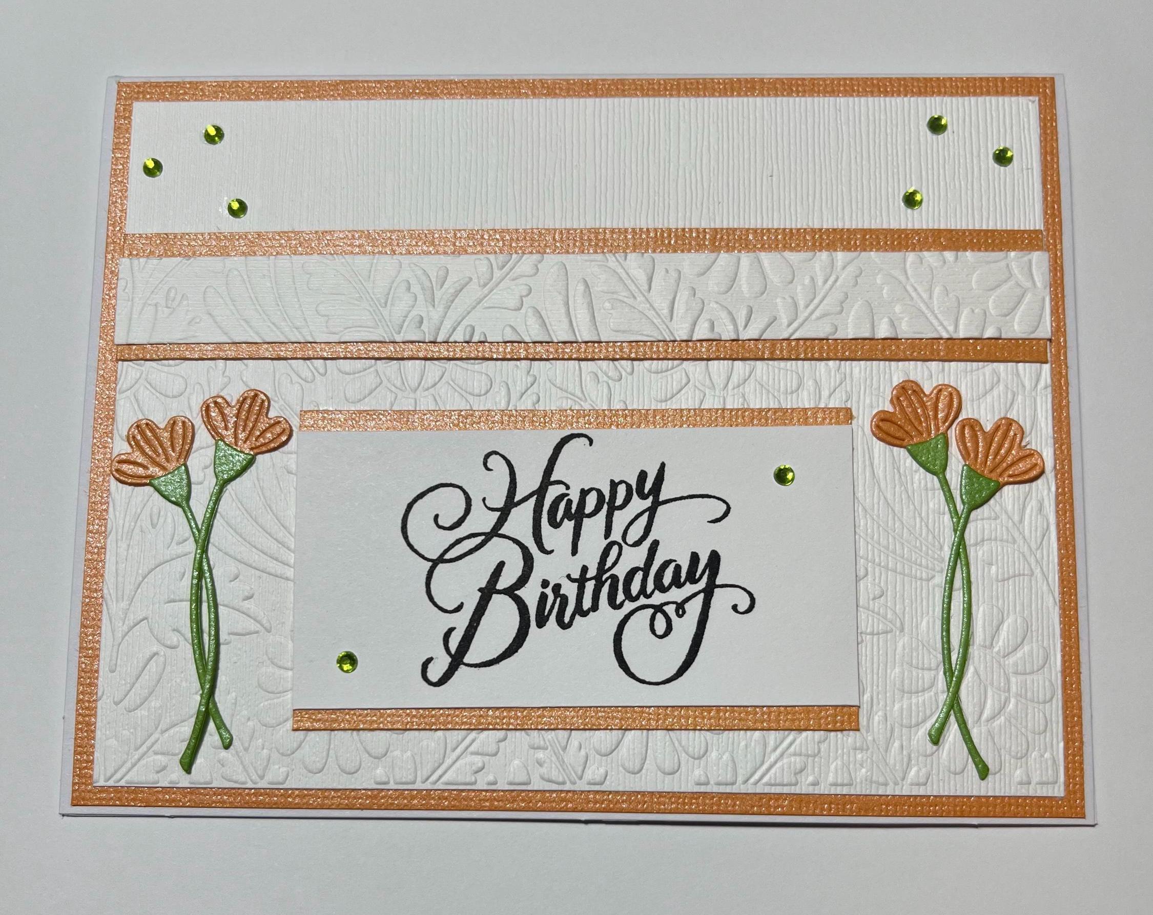 Two Handmade Birthday Cards Blank Inside, Happy Birthday - Etsy