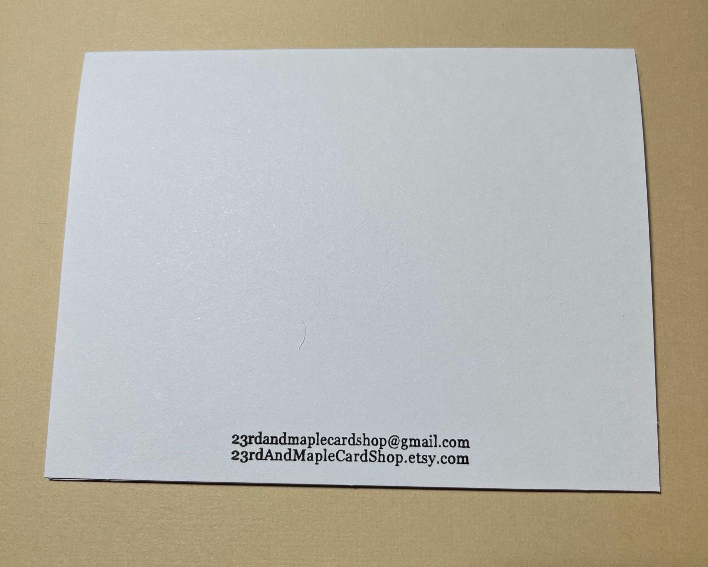 Two Handmade Birthday Cards Blank Inside, Happy Birthday - Etsy