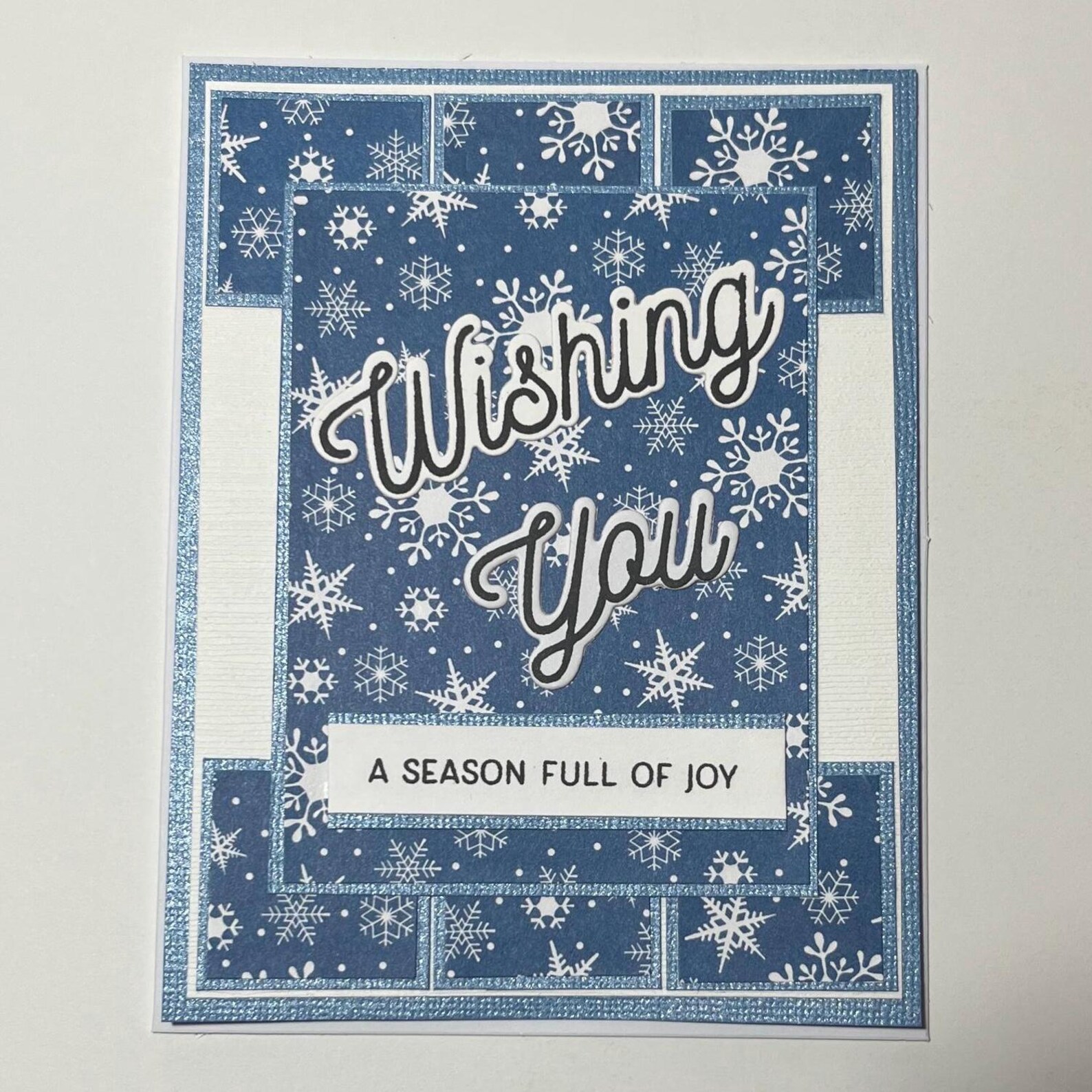 4-handmade Christmas Cards, Four Different Unique Designs, Wishing Youa ...