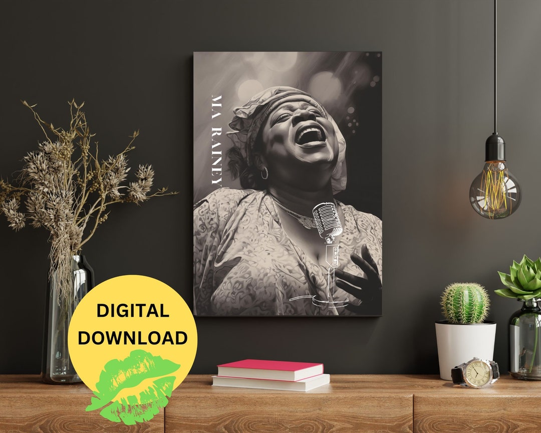 Ma Rainey | Digital Wall Art | Printable Art | Original Digital Print ...