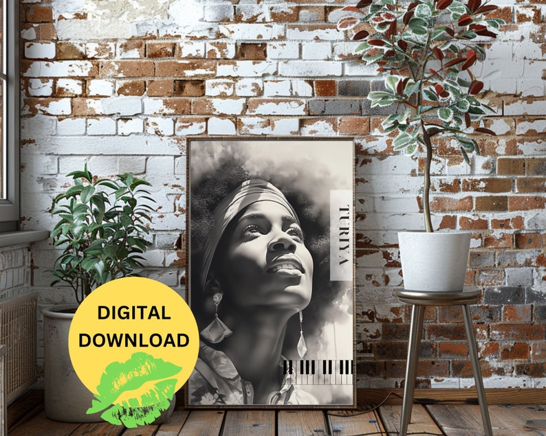 Turiya | Alice Coltrane | Digital Wall Art | Printable Art | Original ...