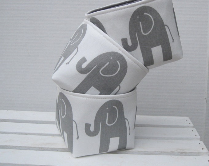 Mini Small Fabric Storage Container Organizer Bins Set of 3 - Etsy