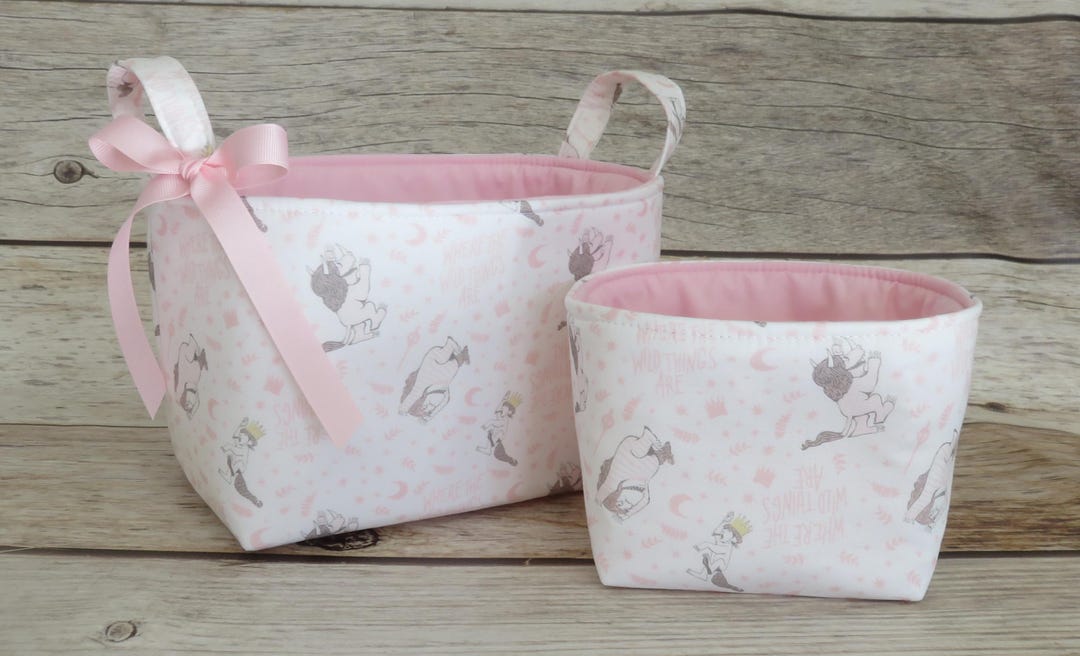 Pink Where the Wild Things Are | Let the Wild Rumpus Begin Fabric ...